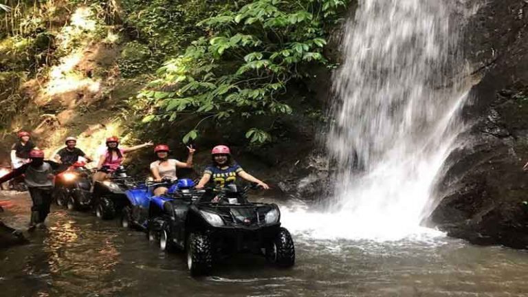 Kuber Bali ATV Adventure - ATV Tunnel and Waterfall Bali